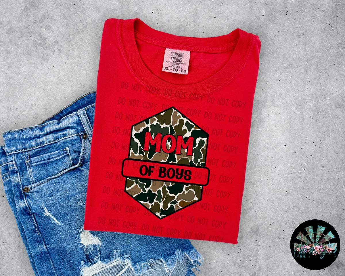 New Camo Mom of Boys PNG Digital Design – Off the Grid Customs