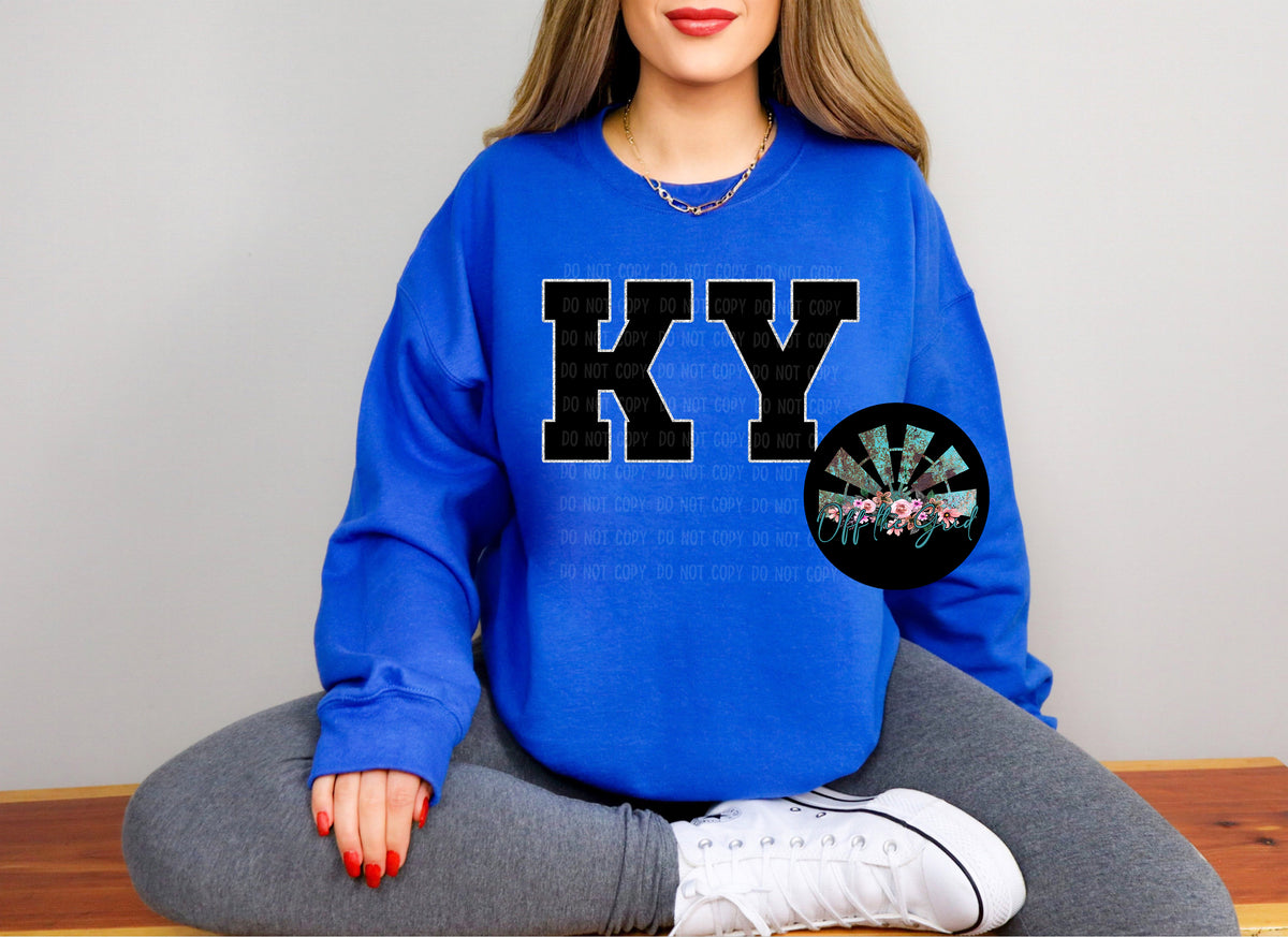 Faux Glitter KY #1 School Names PNG Digital Design – Off the Grid Customs