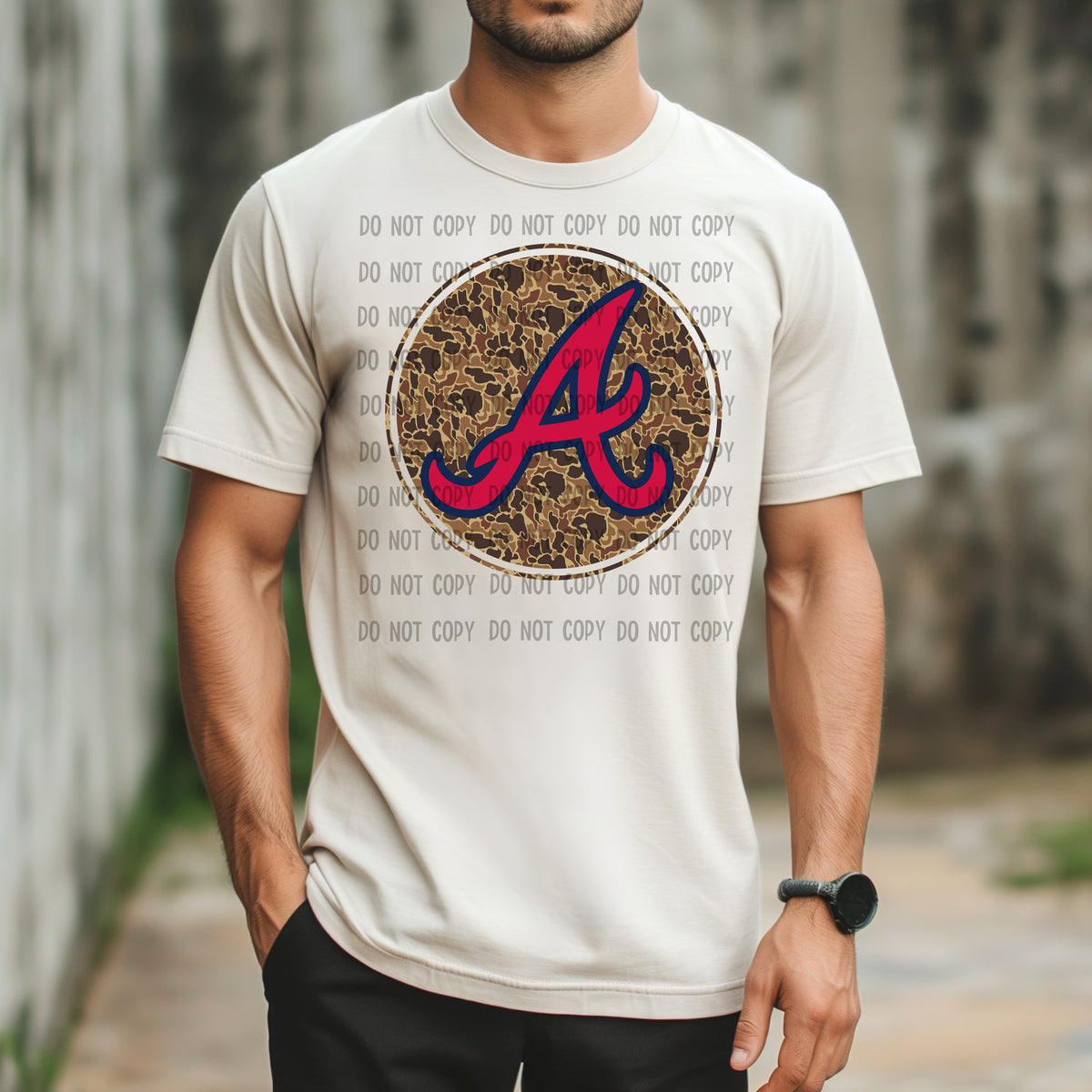 Drake Camo ATL Br@ves PNG Digital Design – Off the Grid Customs