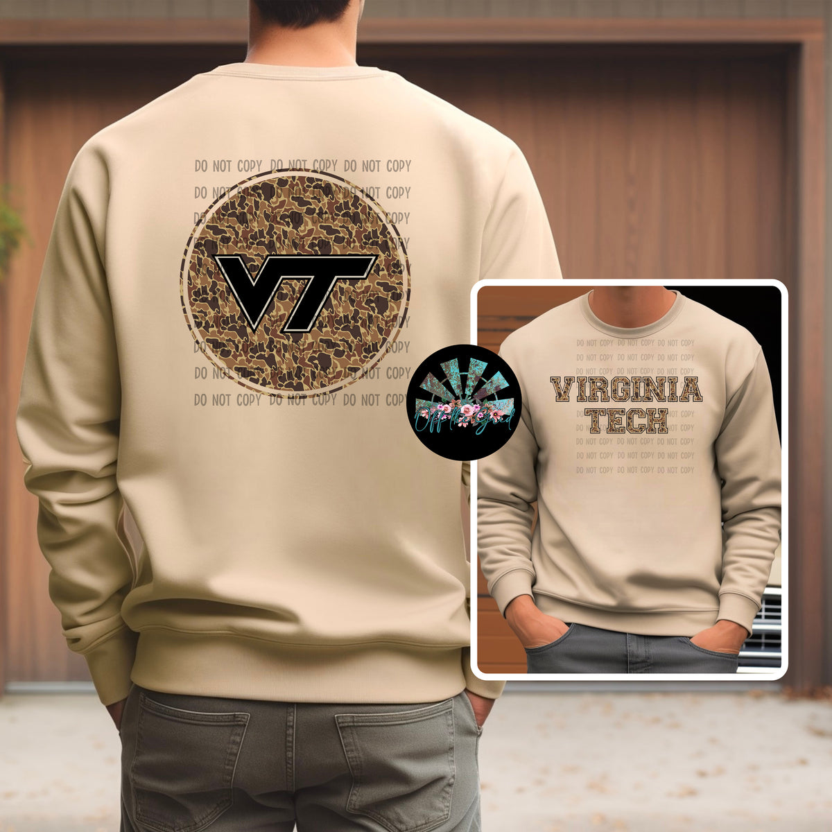 Drake Camo VA Tech PNG Digital Design – Off the Grid Customs
