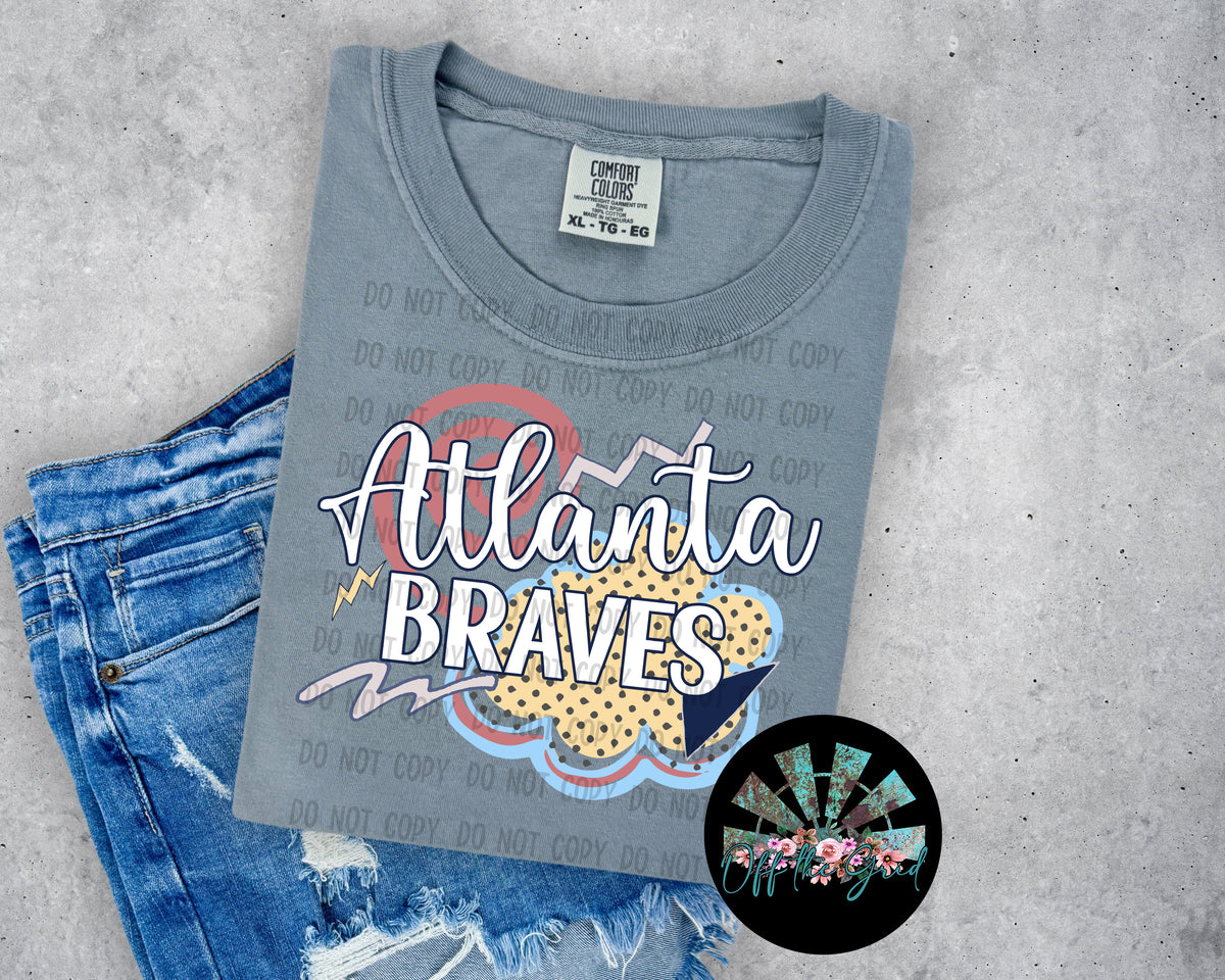 Retro ATL Braves PNG Digital Design -- You get TWO Designs – Off the ...
