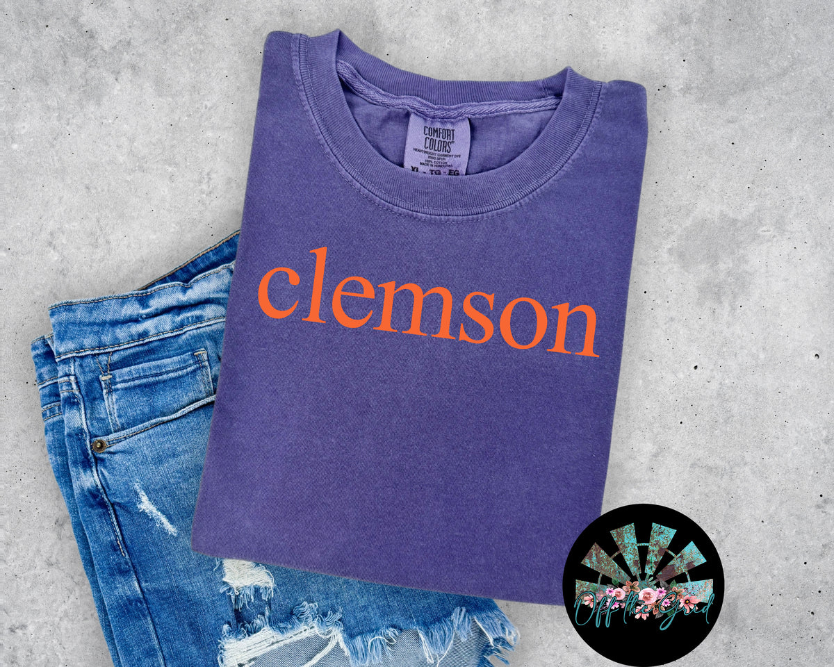 Clemson Script PNG Digital Design (YOU GET 2 DESIGNS) – Off the Grid ...
